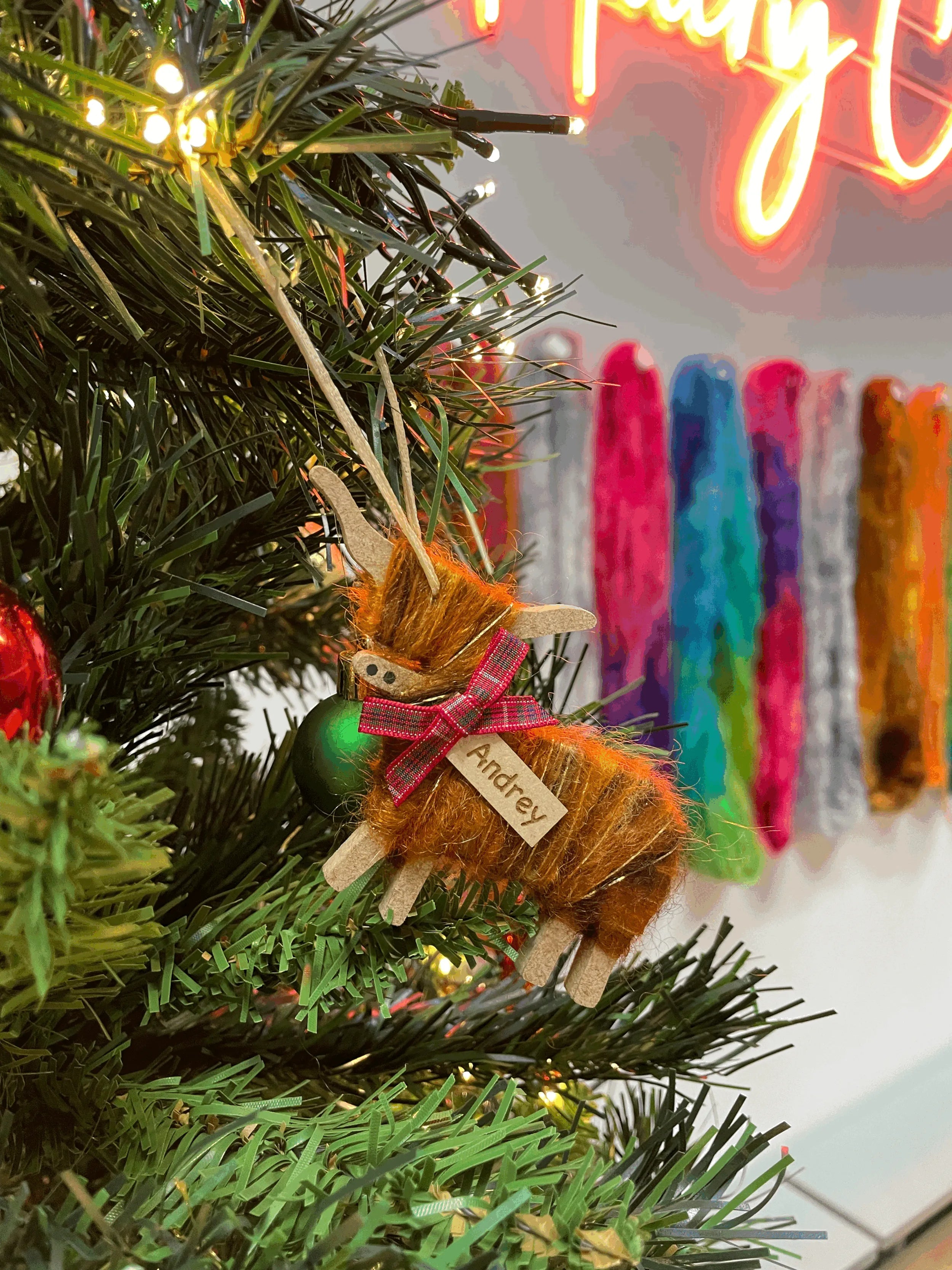 Personalised Christmas COOS – Hairy Coo & Co