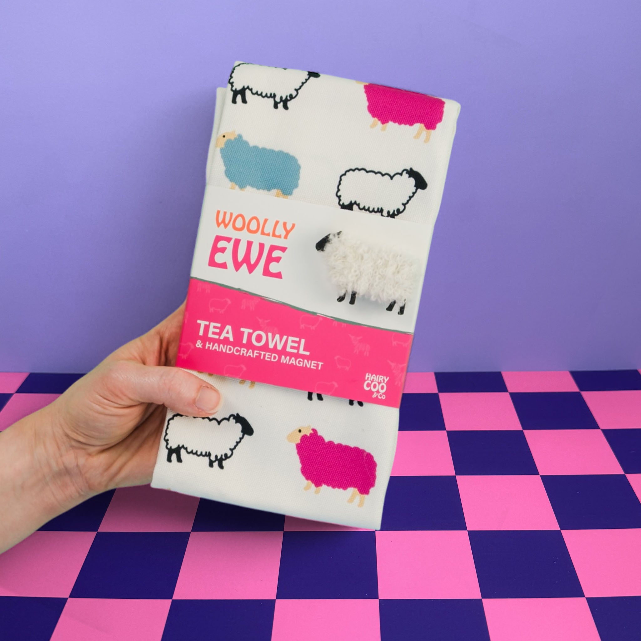 Woolly Ewe - Sheep Tea Towel – Hairy Coo & Co